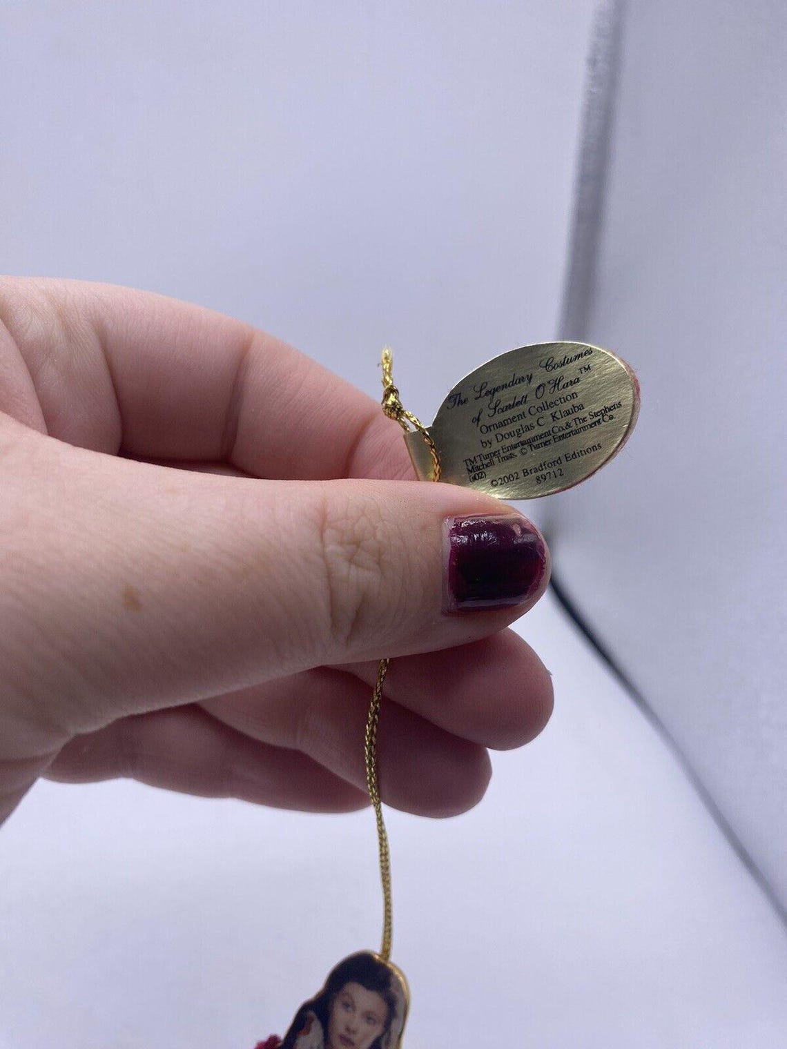 Scarlett O'hara Ornament Bradford Exchange the Red Robe Gone With the ...