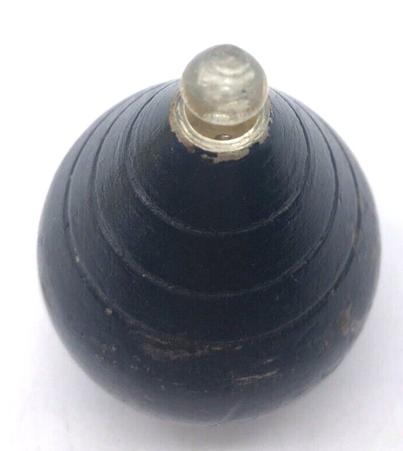 Vtg Duncan Spin Top Beginners Wood Black & White Antique Toy 2.5" - Etsy