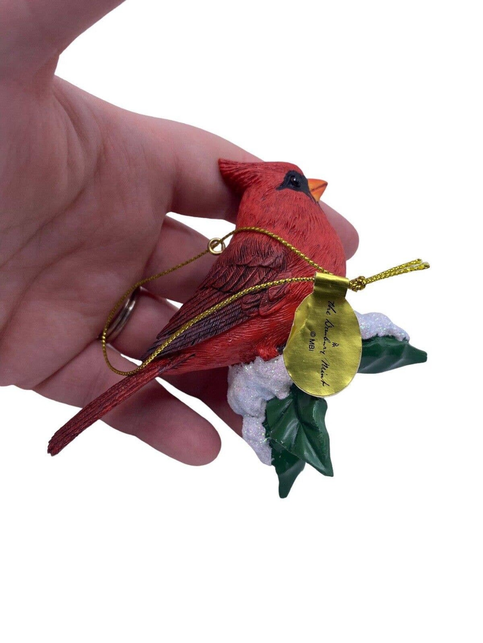 Danbury Mint Songbird Ornament Cardinal Bird Red NEW W/ Tags - Etsy