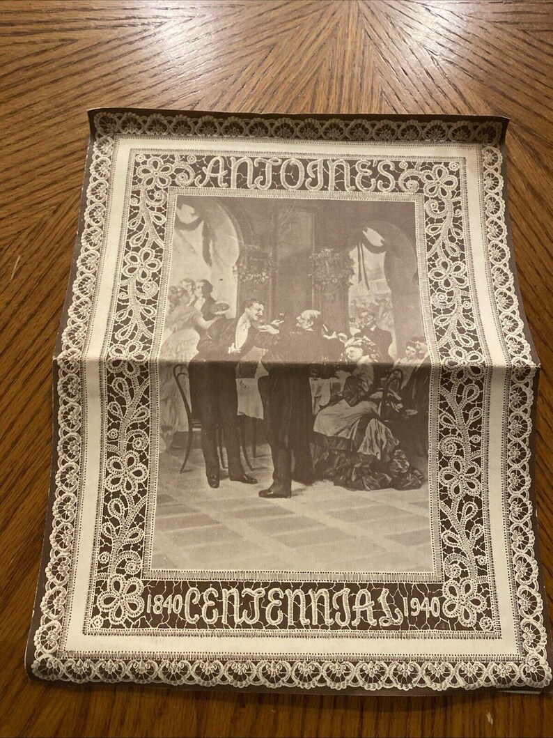 New Orleans Louisiana Vintage Menu Frameable Art Ephemera Restaurant ...