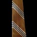 1960s Tie Snap on Snapper Vintage Necktie Skinny Brown Gold Tan Repp ...