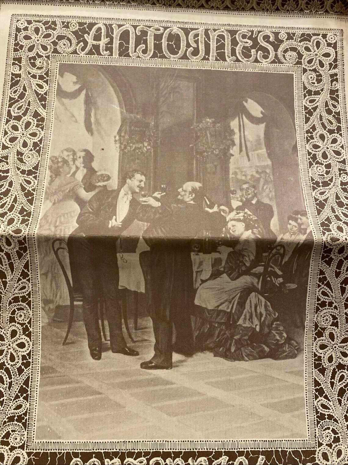 New Orleans Louisiana Vintage Menu Frameable Art Ephemera Restaurant ...