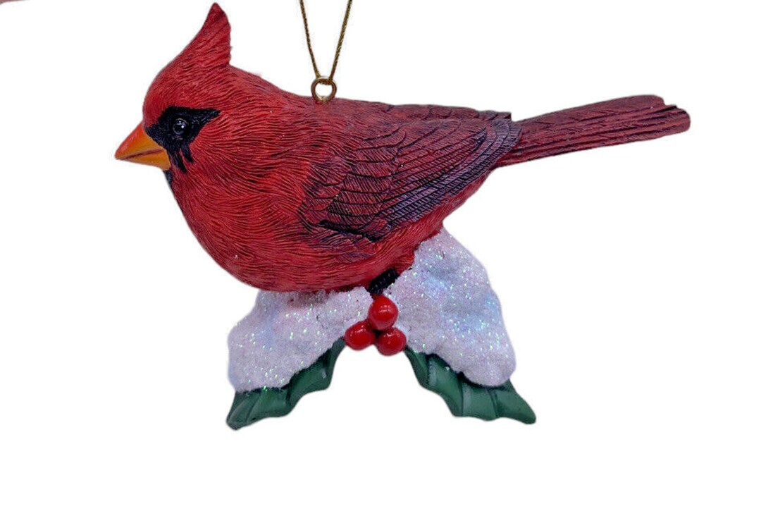 Danbury Mint Songbird Ornament Cardinal Bird Red NEW W/ Tags - Etsy