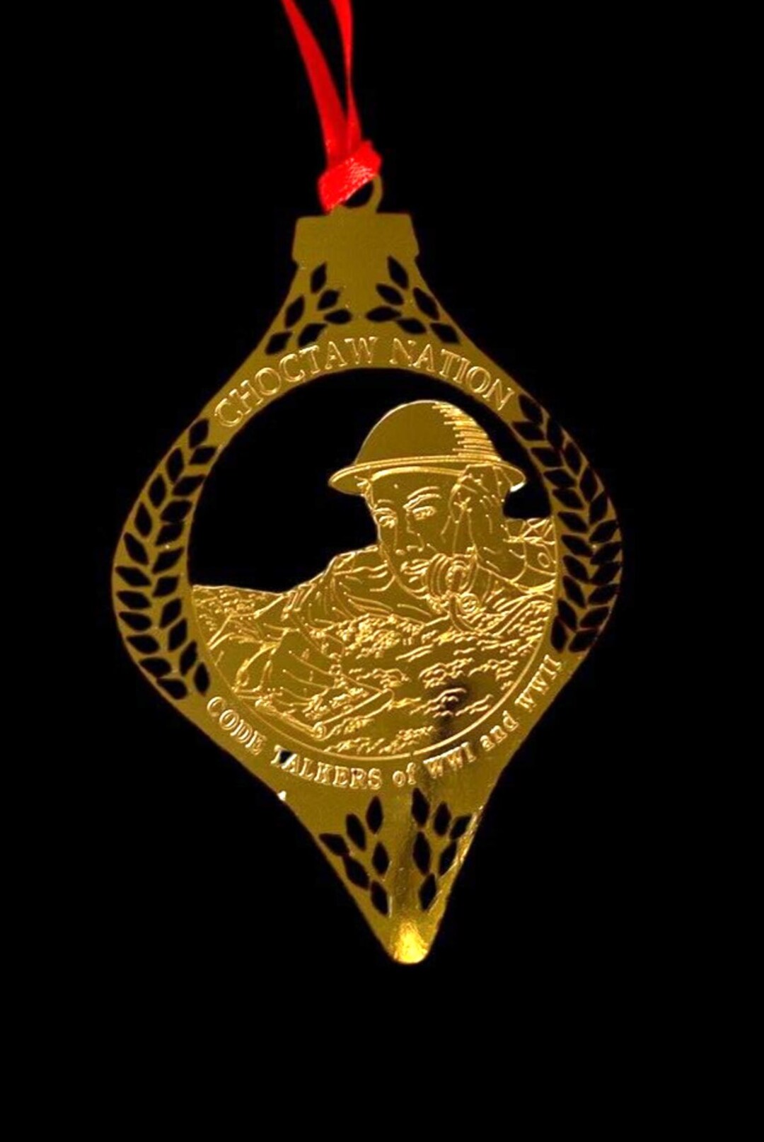 Choctaw Nation 2018 WW1 WW2 Code Talkers Holiday Christmas Ornament ...