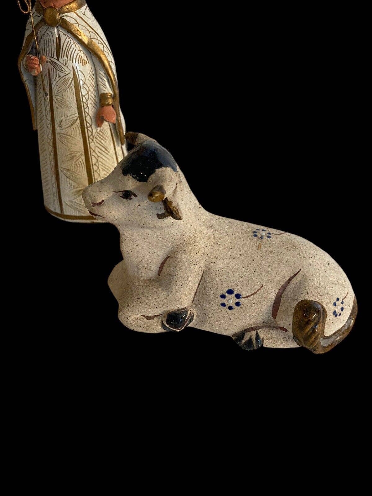 Vintage Mexican Pottery Nativity Set Handmade Tonala Mary - Etsy