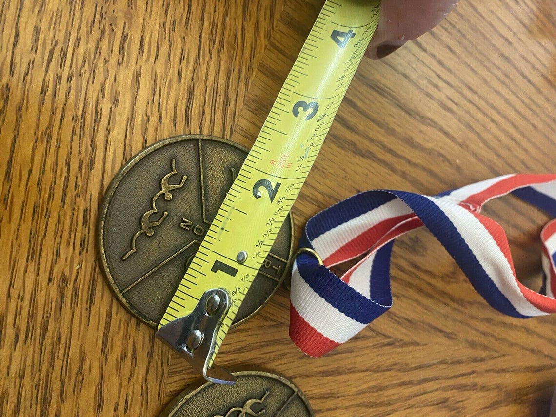 RARE YMCA Superkids Super Kids Triathlon Medals Set Lot 2 Vintage 90s 2" - Etsy