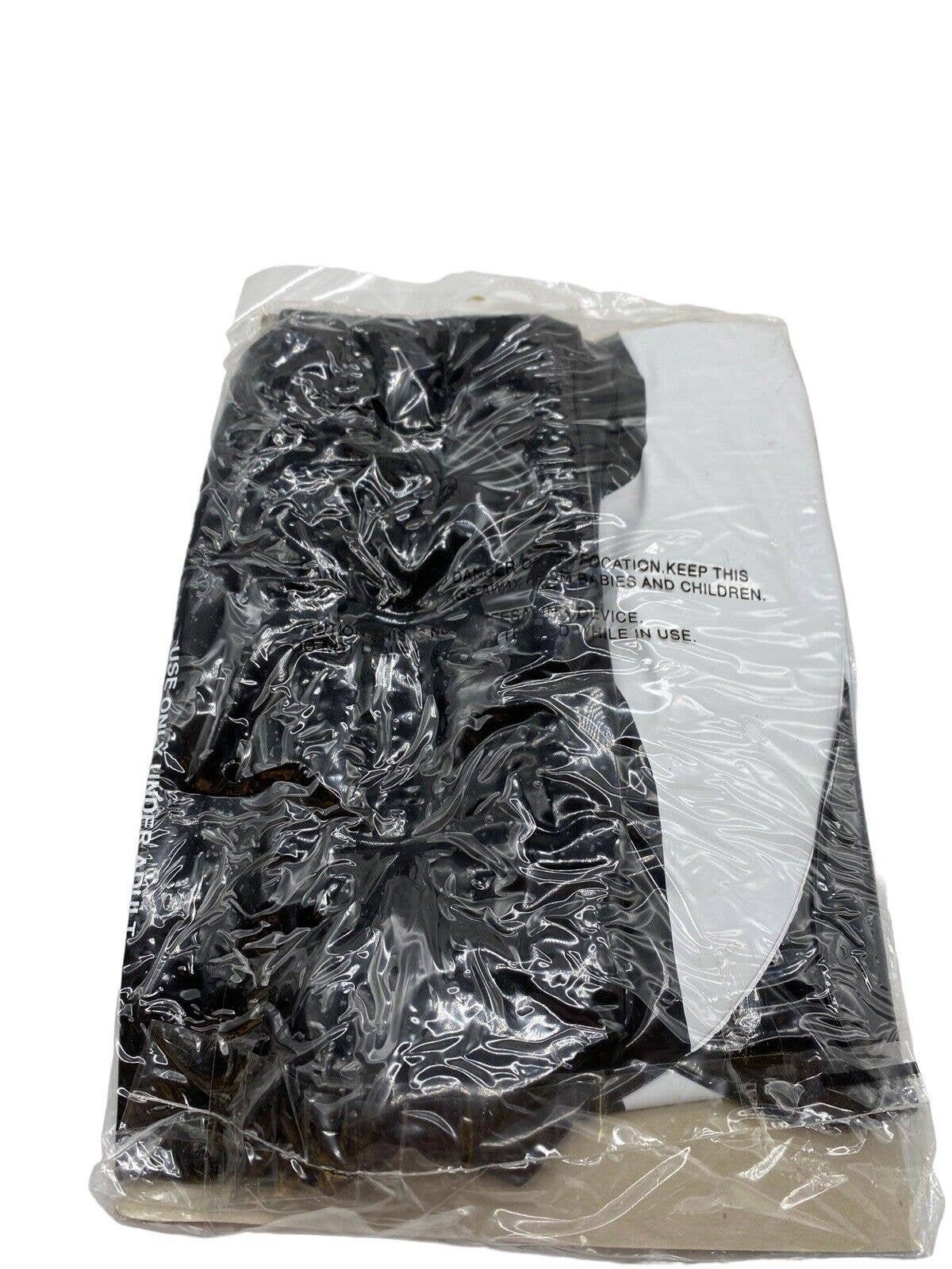 Vtg Killer Whale Pool Inflatable Toy 35" 3FT Shamu Black & White Ride ...