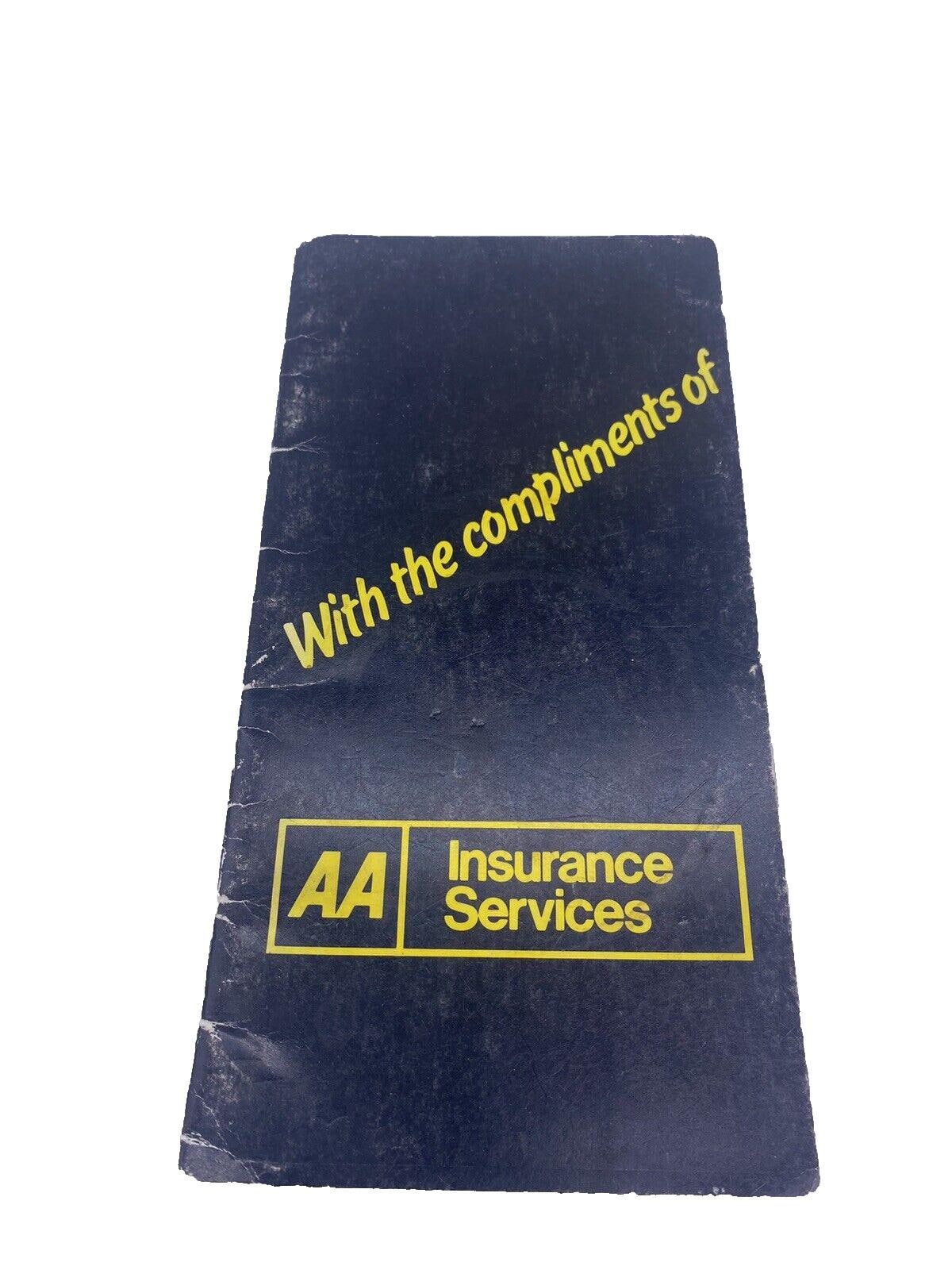 Vintage AA Map Booklet England Ireland UK 1980s Belfast London ...
