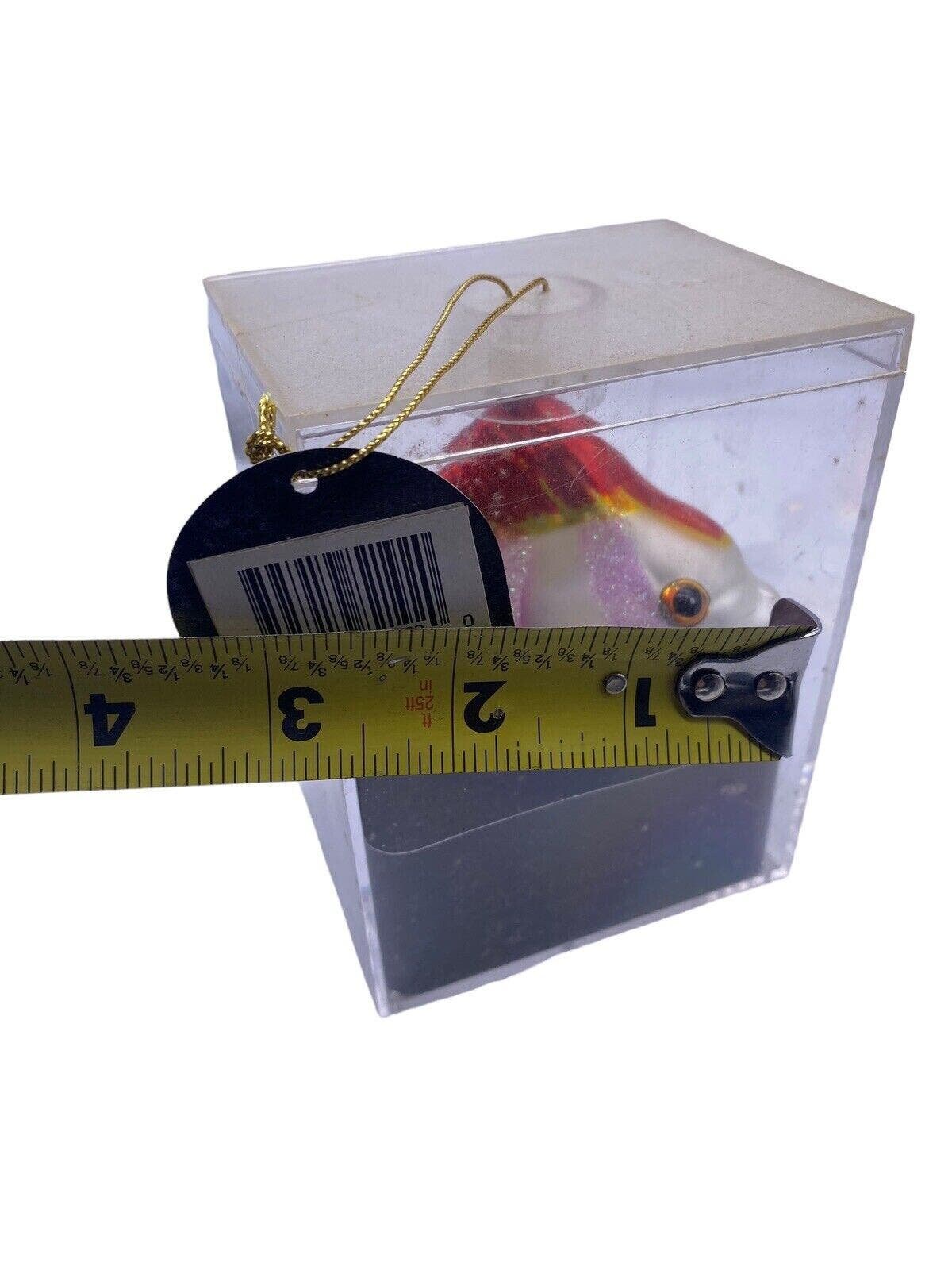 Fish Christmas Ornament NEW Bethlehem Mercury Glass GKI Rainbow ...