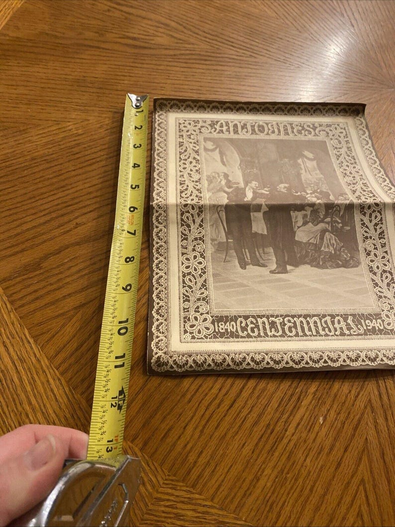 New Orleans Louisiana Vintage Menu Frameable Art Ephemera Restaurant ...