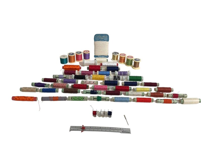 Vtg Thread Lot Stopfgarn Darning Mending Yarn Various Colors Quilting ...