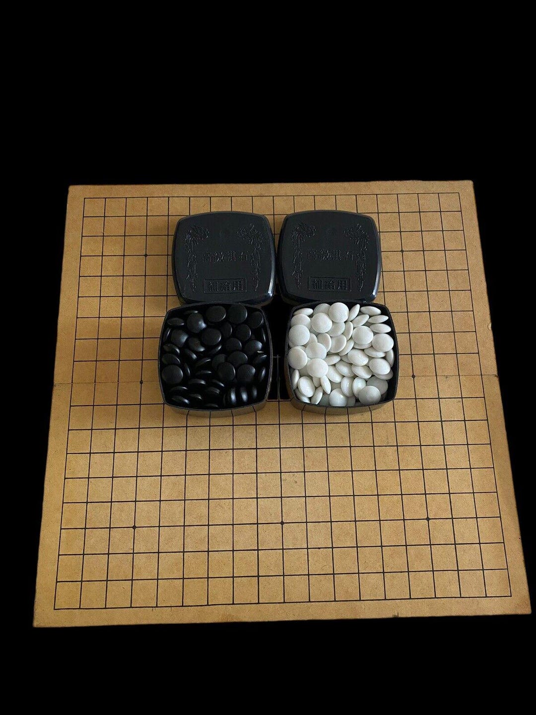 Japanese Folding Go-board Goban Go Stone IGO Game Old Rare Japan ...