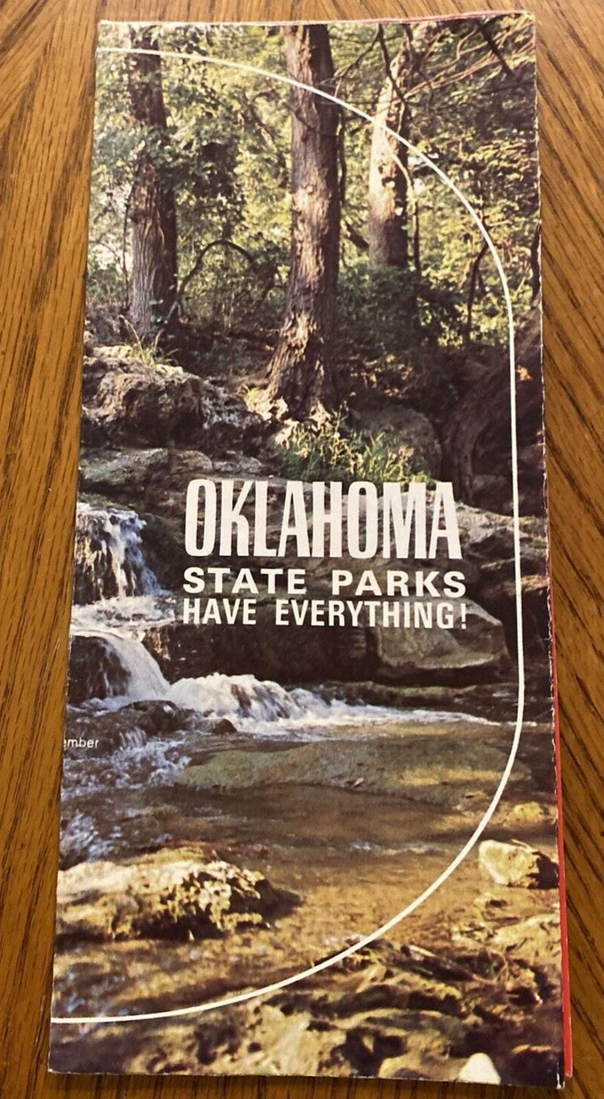 Oklahoma State Parks Everything Brochure Vintage Alabaster Caverns Lake ...