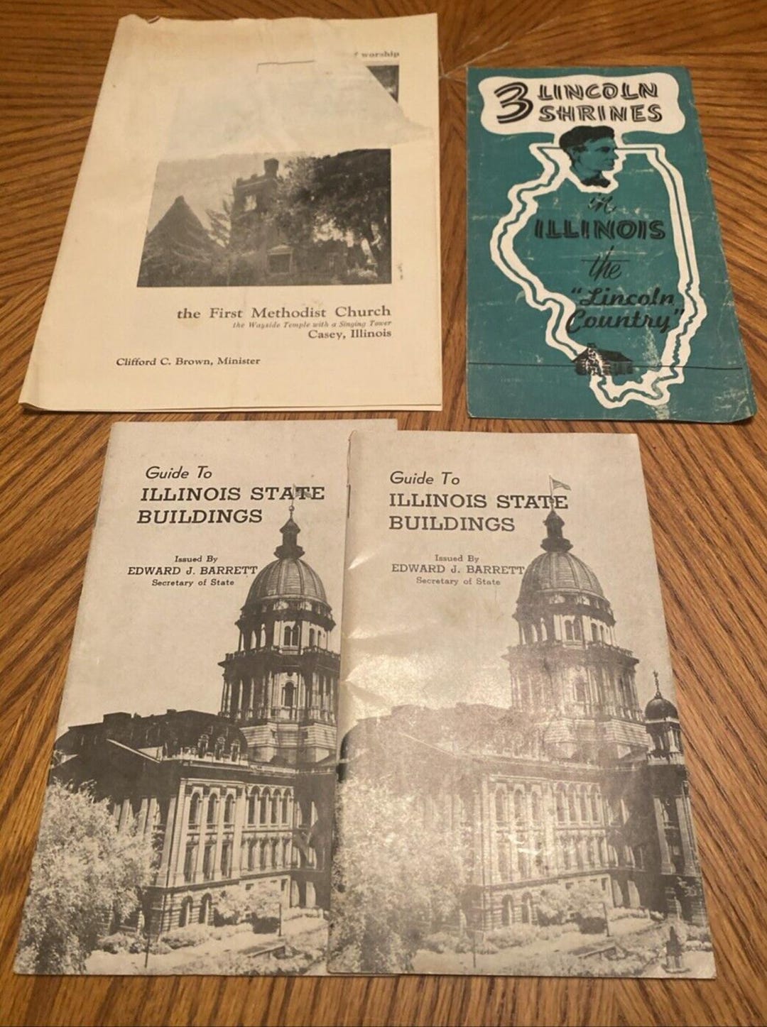 Illinois Travel Pamphlet Brochure Set Lot Vintage 1960s 1970s Abraham ...