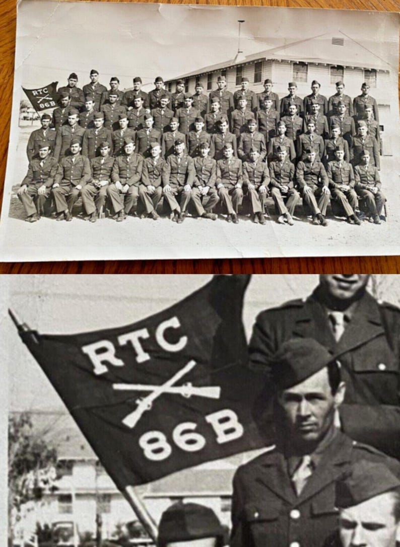 US Army Infantry 86th Divsion B Blackhawk Division ? WWII WW2 Photo ...