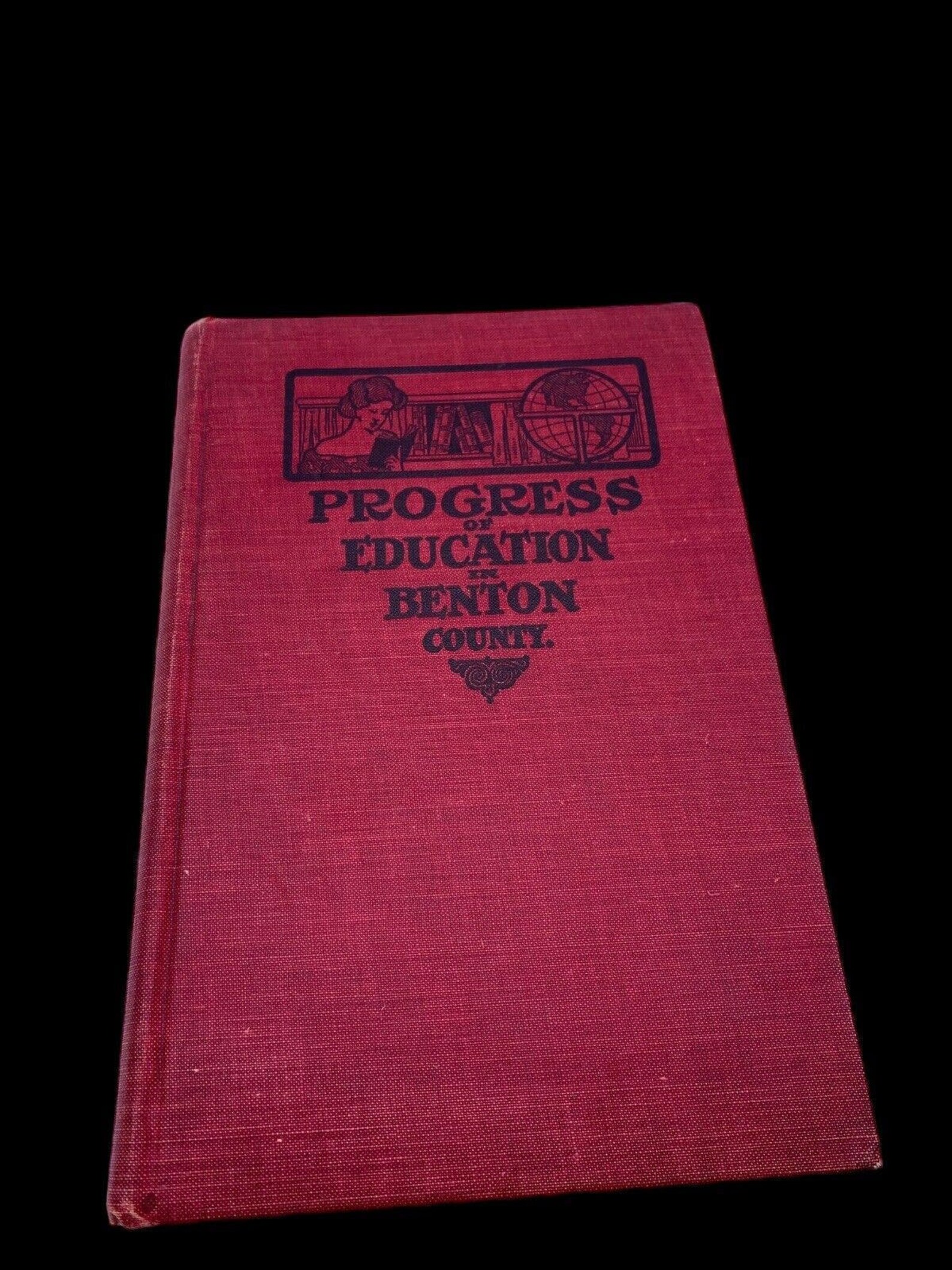 Antique 1906 HC Book Progress in Education Benton County Indiana Names ...