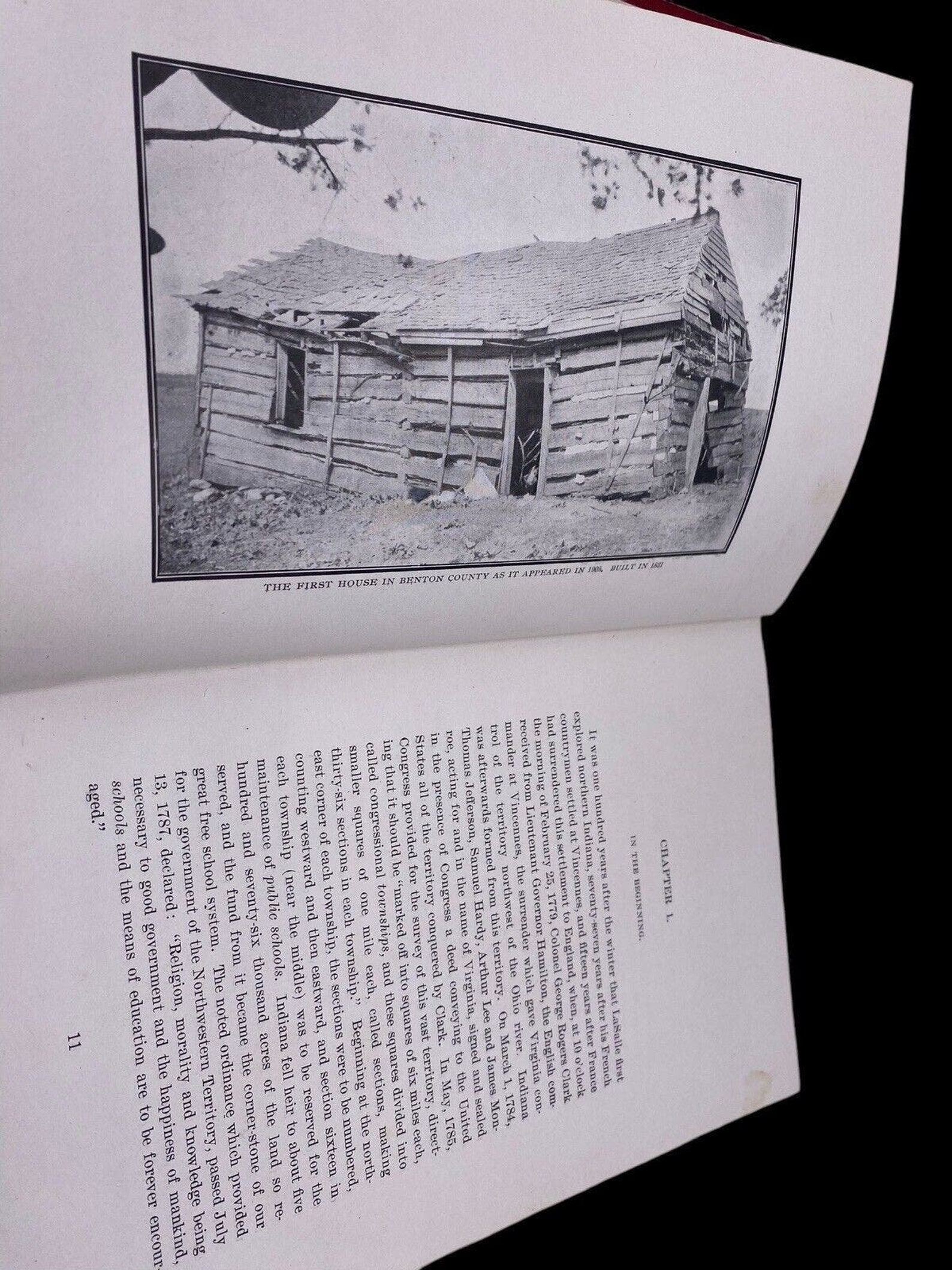 Antique 1906 HC Book Progress in Education Benton County Indiana Names ...