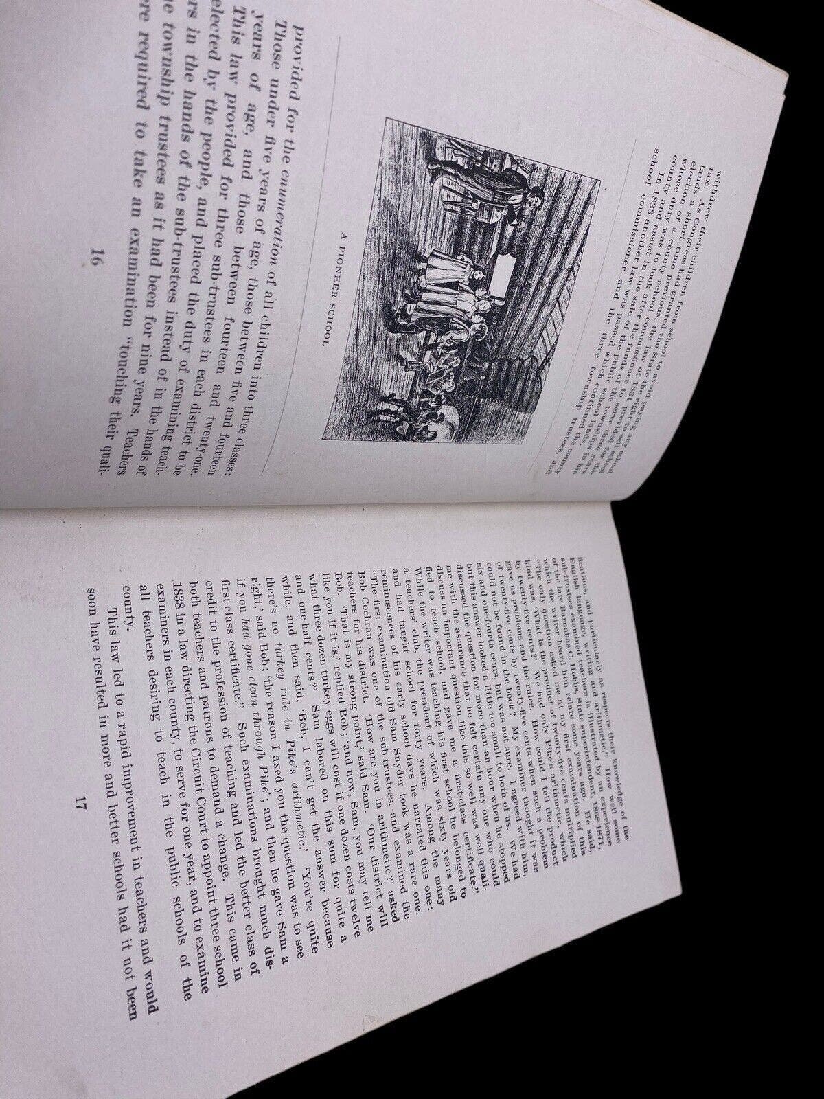 Antique 1906 HC Book Progress in Education Benton County Indiana Names ...