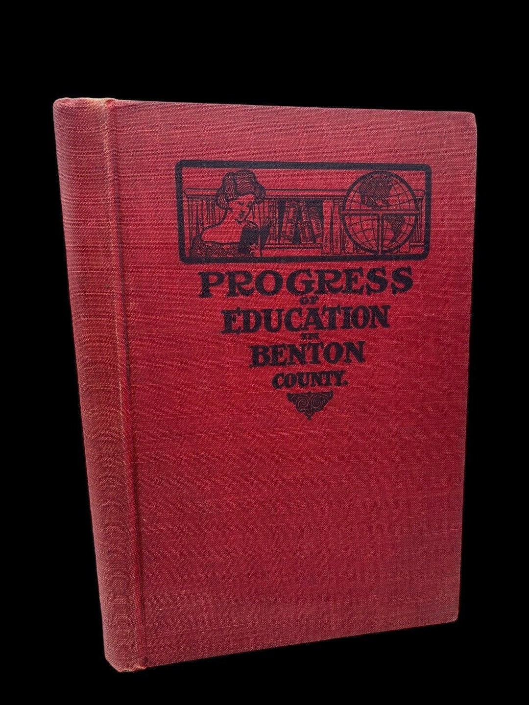 Antique 1906 HC Book Progress in Education Benton County Indiana Names ...
