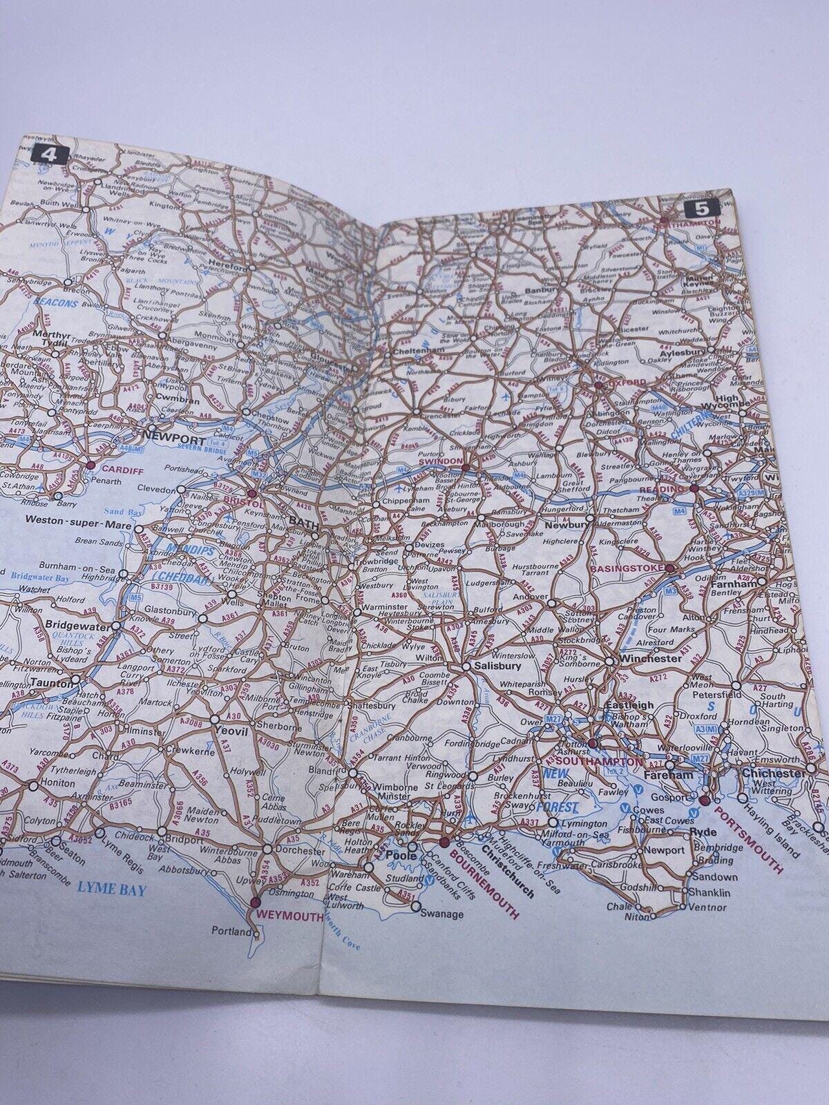 Vintage AA Map Booklet England Ireland UK 1980s Belfast London ...