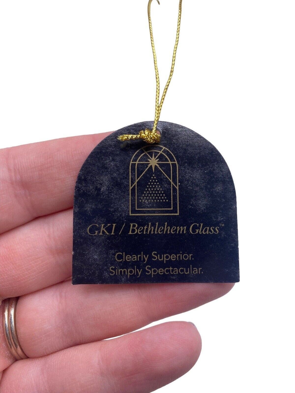 Fish Christmas Ornament NEW Bethlehem Mercury Glass GKI Rainbow ...