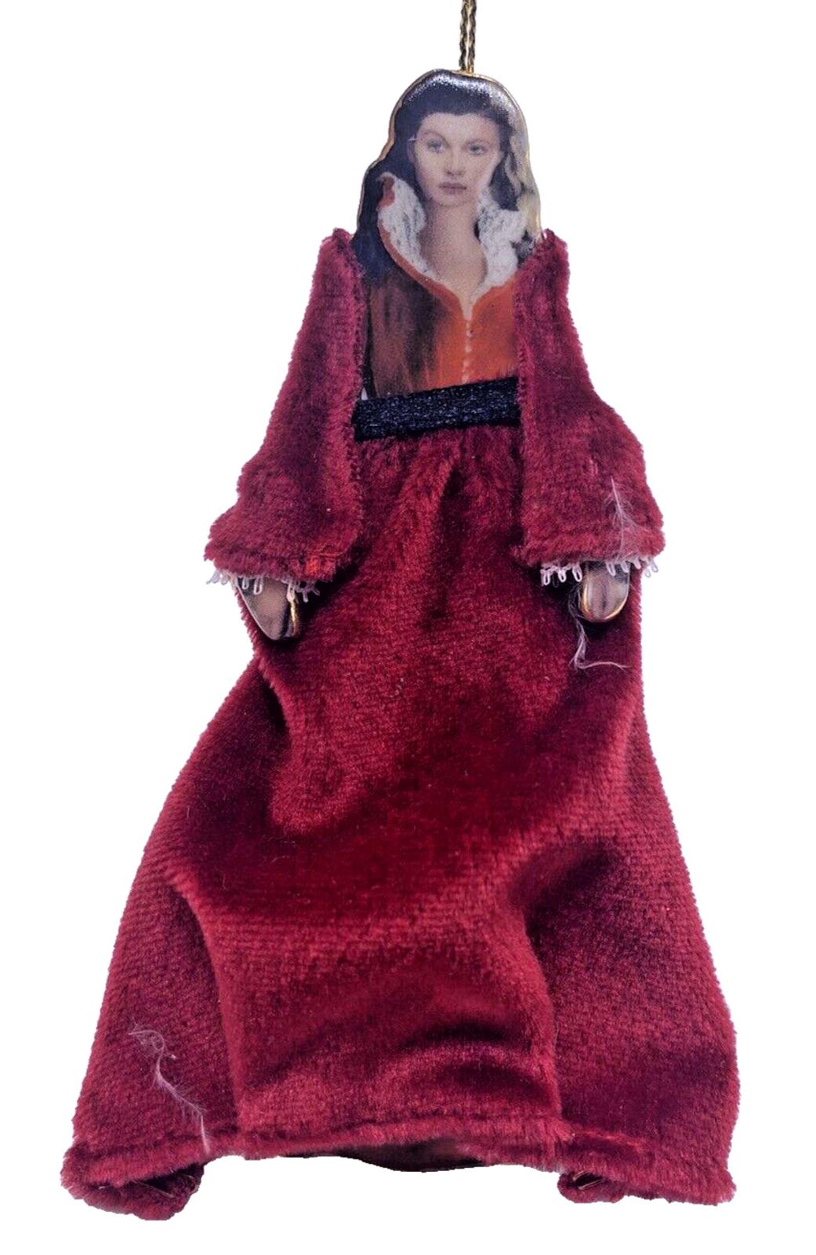 Scarlett O'hara Ornament Bradford Exchange the Red Robe Gone With the ...