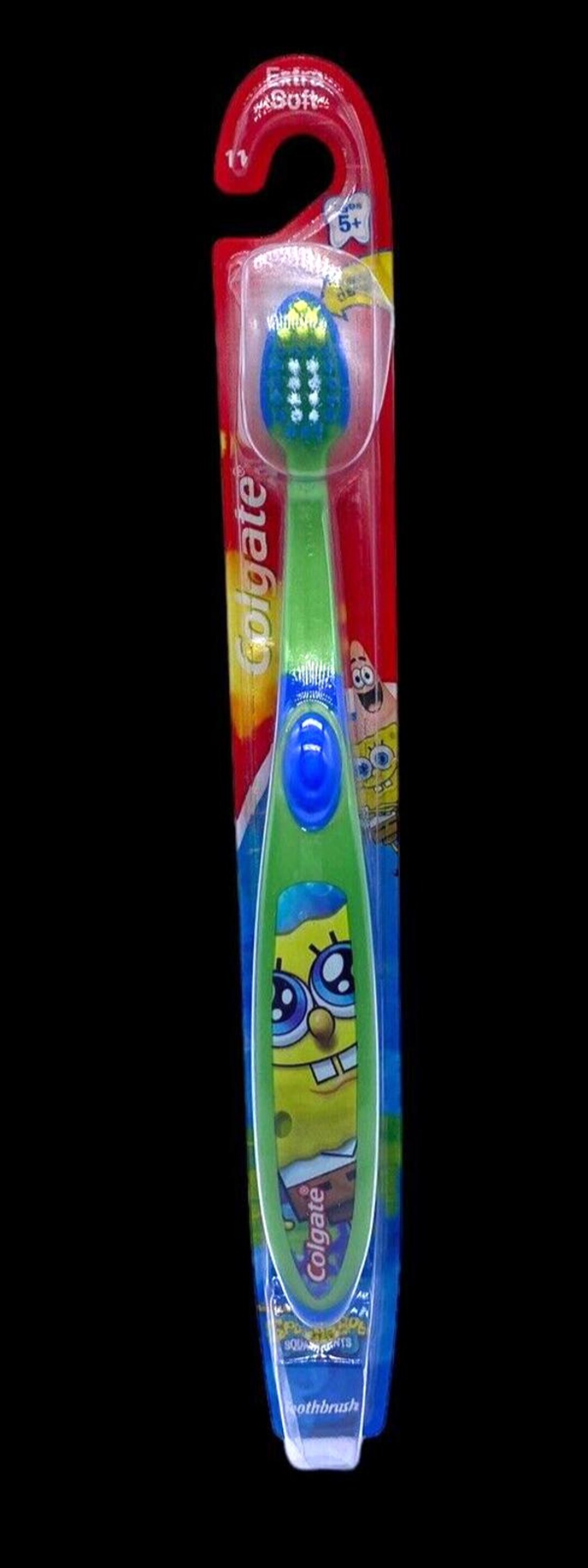 Spongebob Squarepants Toothbrush NEW Deadstock Colgate Kids Viacom 2013 ...
