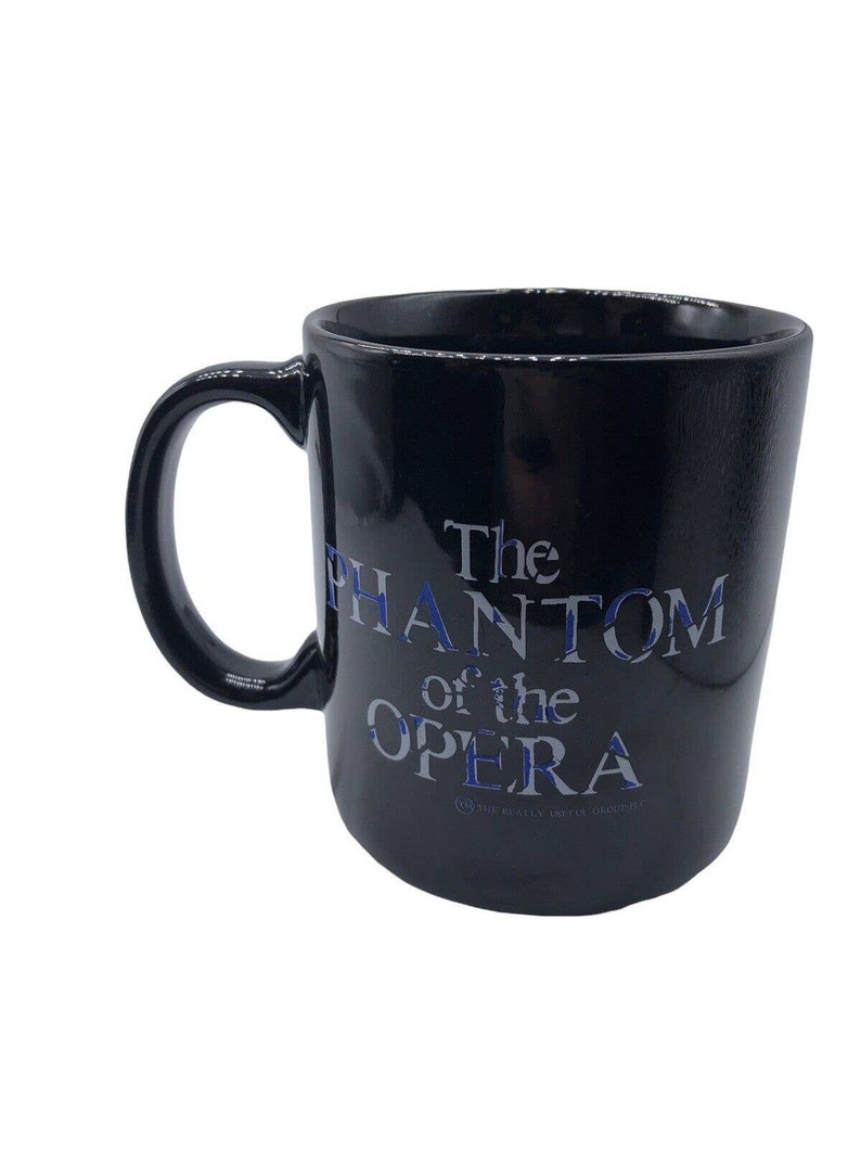 Phantom of the Opera Mug 1986 White Mask Graphic Broadway Musical ...