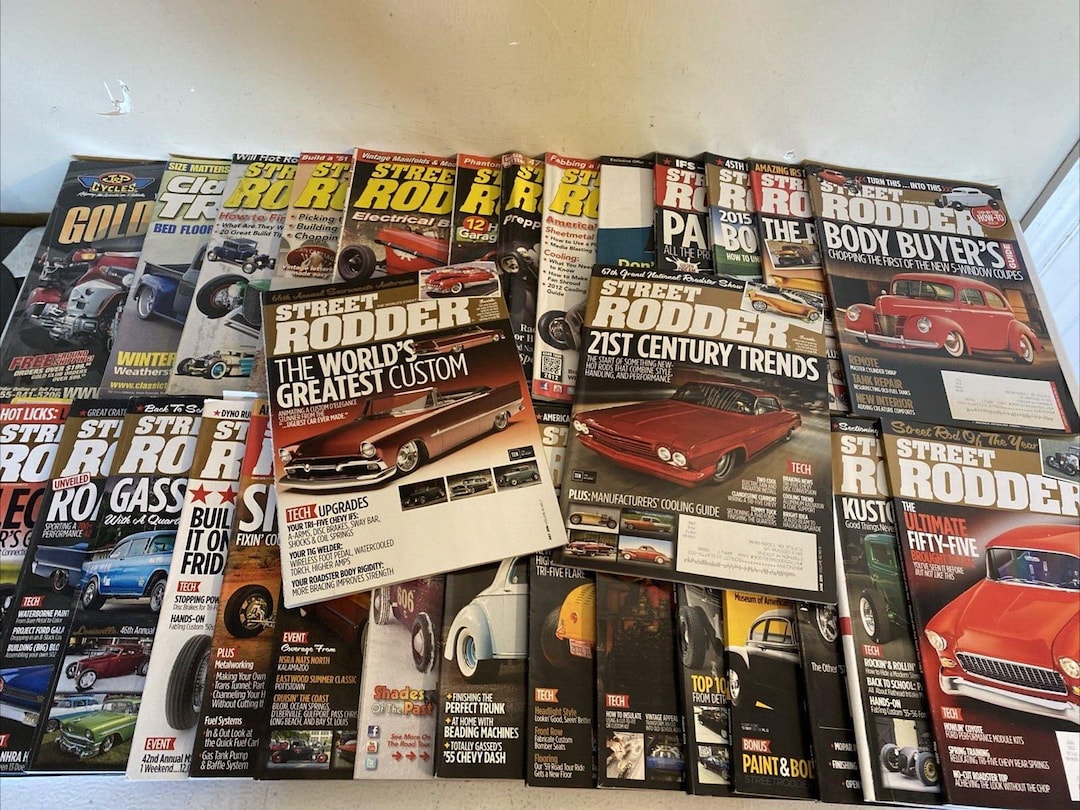 Street Rodder Magazines Set Lot 30+ Issues 2011 - 2016 Hot Rod Cars ...