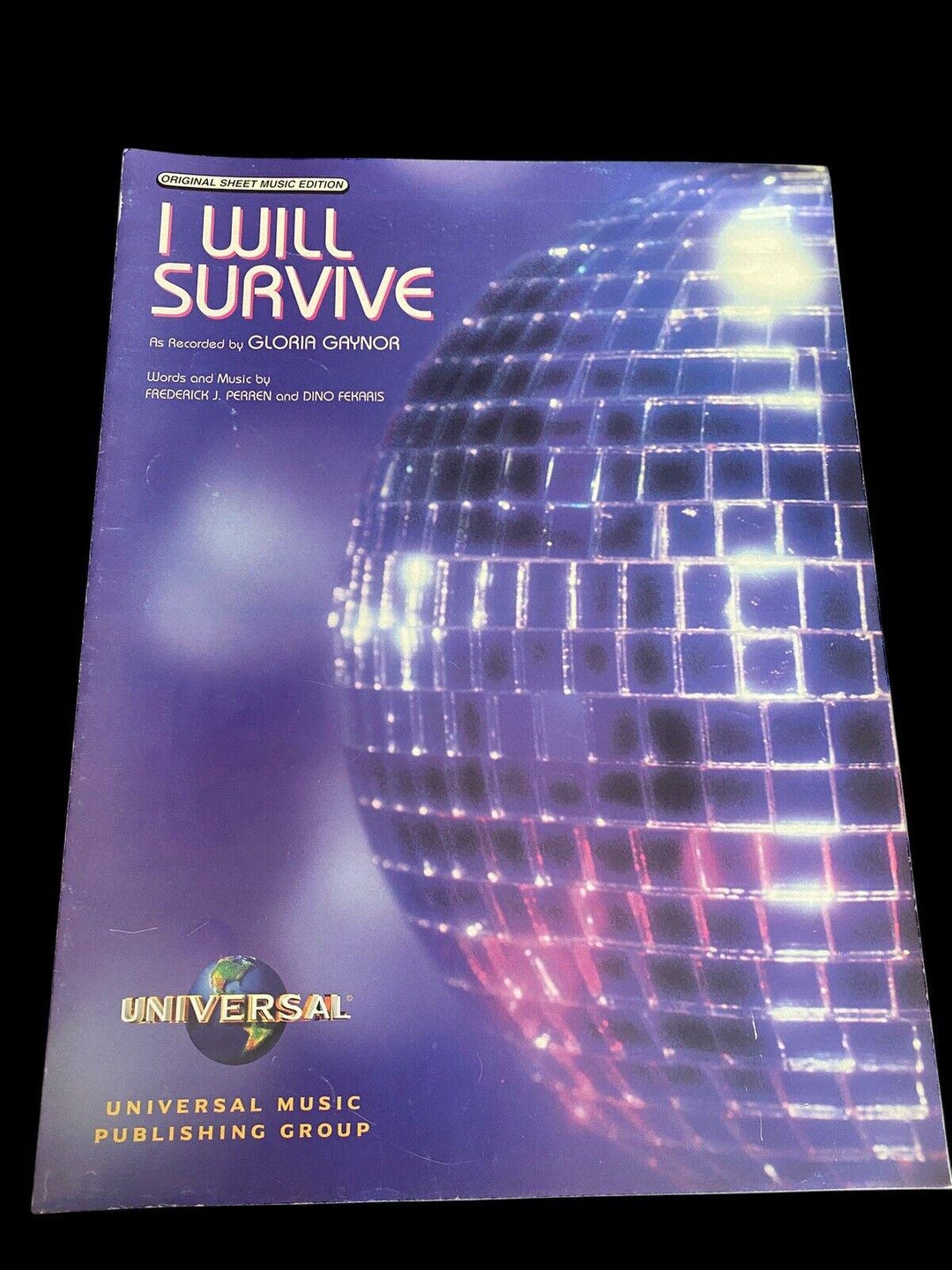 I Will Survive Sheet Music Gloria Gaynor Vintage Universal Music ...