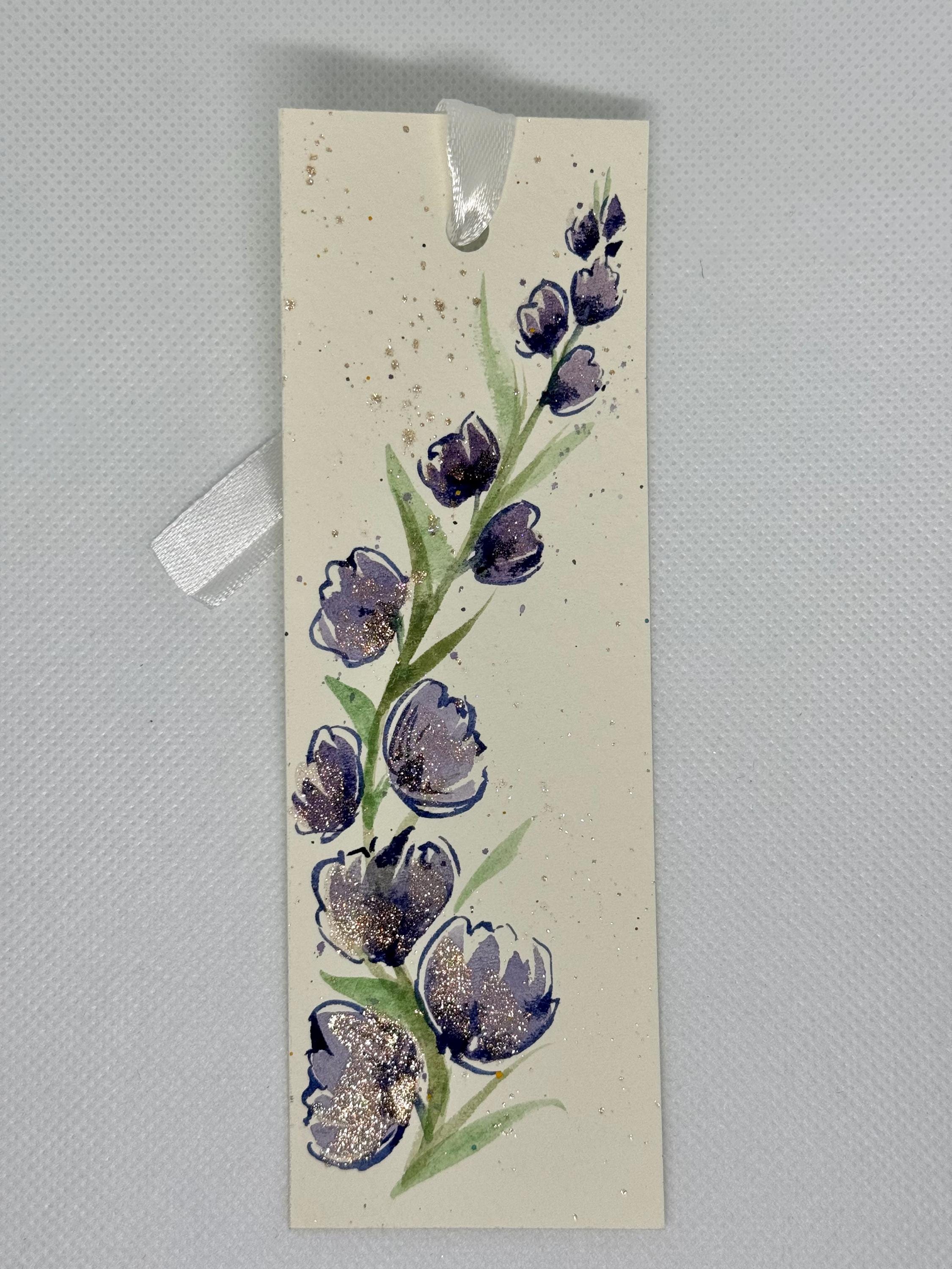 Handmade Floral Bookmark | Watercolor Flowers Bookmark | Colorful ...