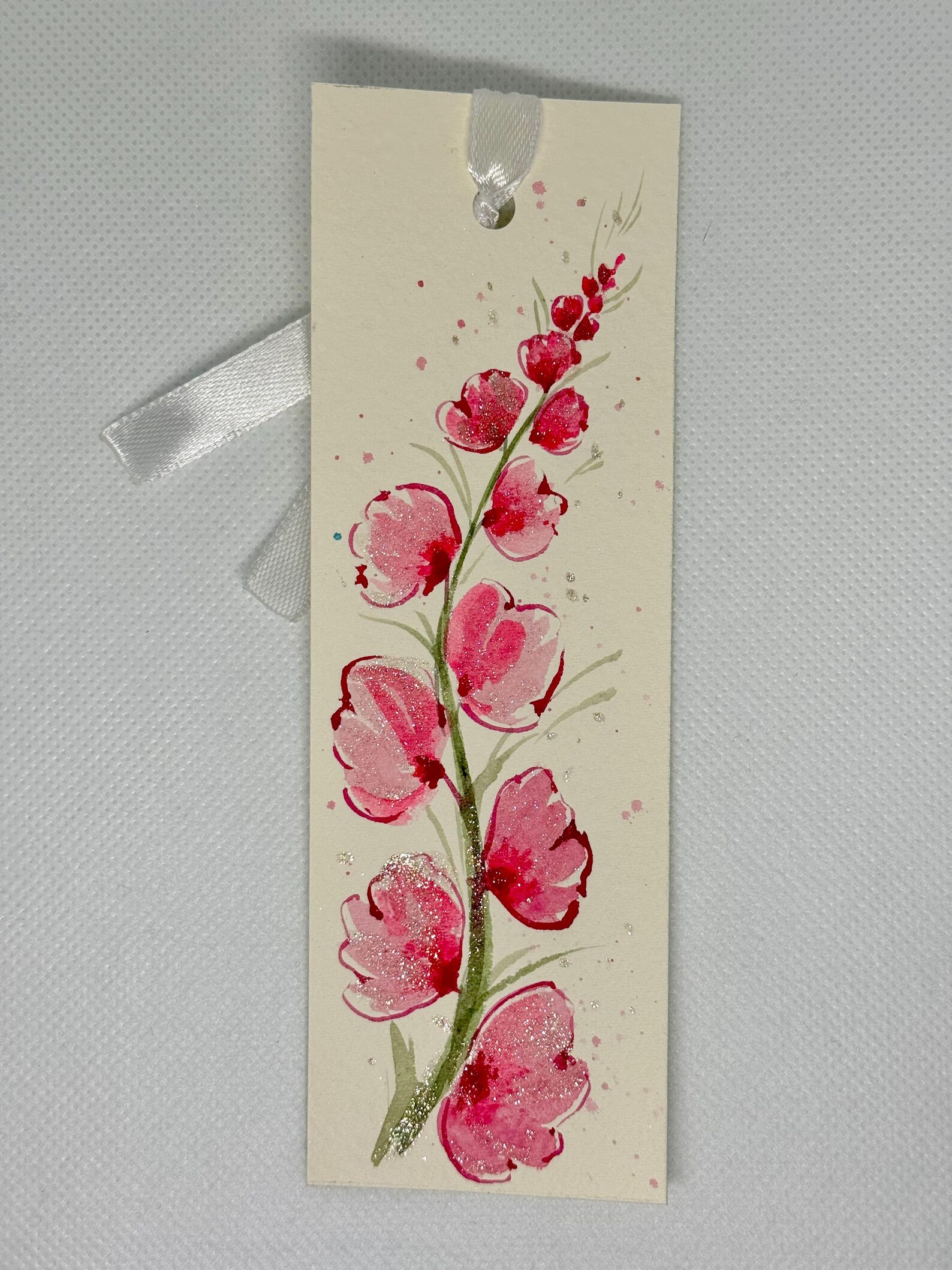 Handmade Floral Bookmark | Watercolor Flowers Bookmark | Colorful ...