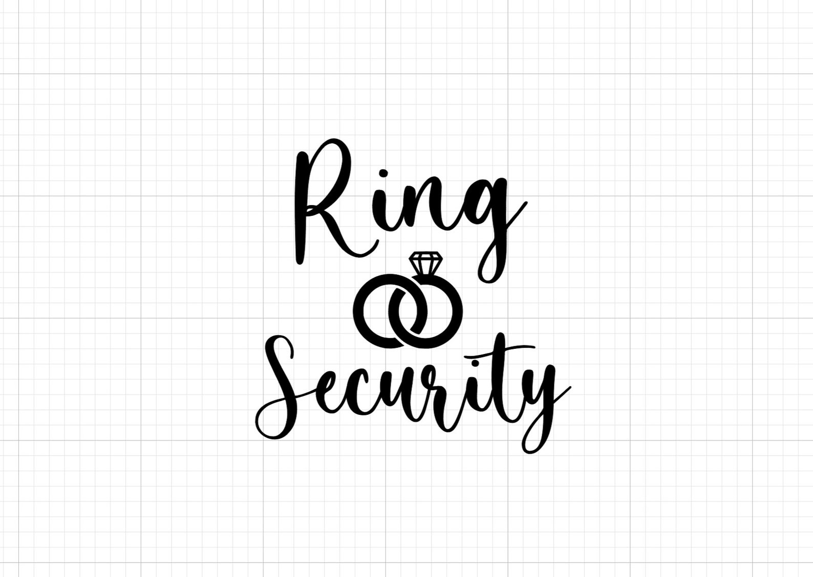 Personalised Ring Security Sticker Decal Adhesive for Wedding - Etsy UK