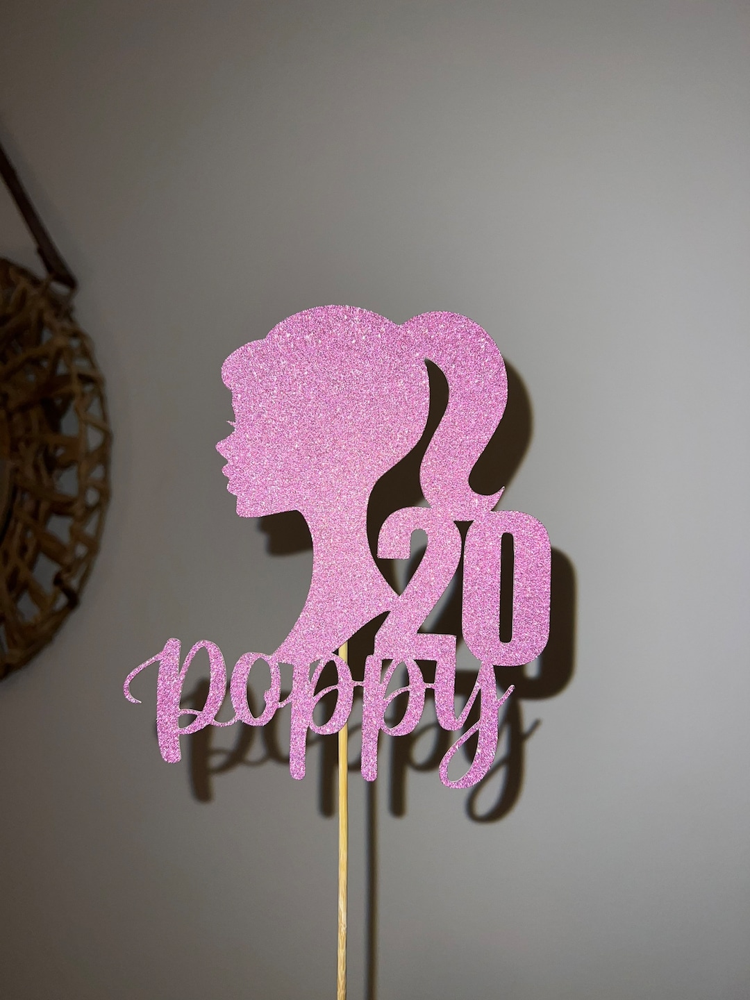 Personalised Barbie Birthday Cake Topper Happy Birthday Custom Party ...