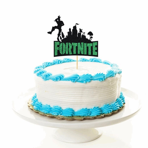 Fortnight Cake Topper - Etsy UK