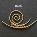Simple Gold Wire Spiral Shell Garden Snail - Etsy