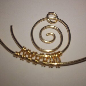 Simple Gold Wire Spiral Shell Garden Snail - Etsy