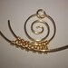 Simple Gold Wire Spiral Shell Garden Snail - Etsy