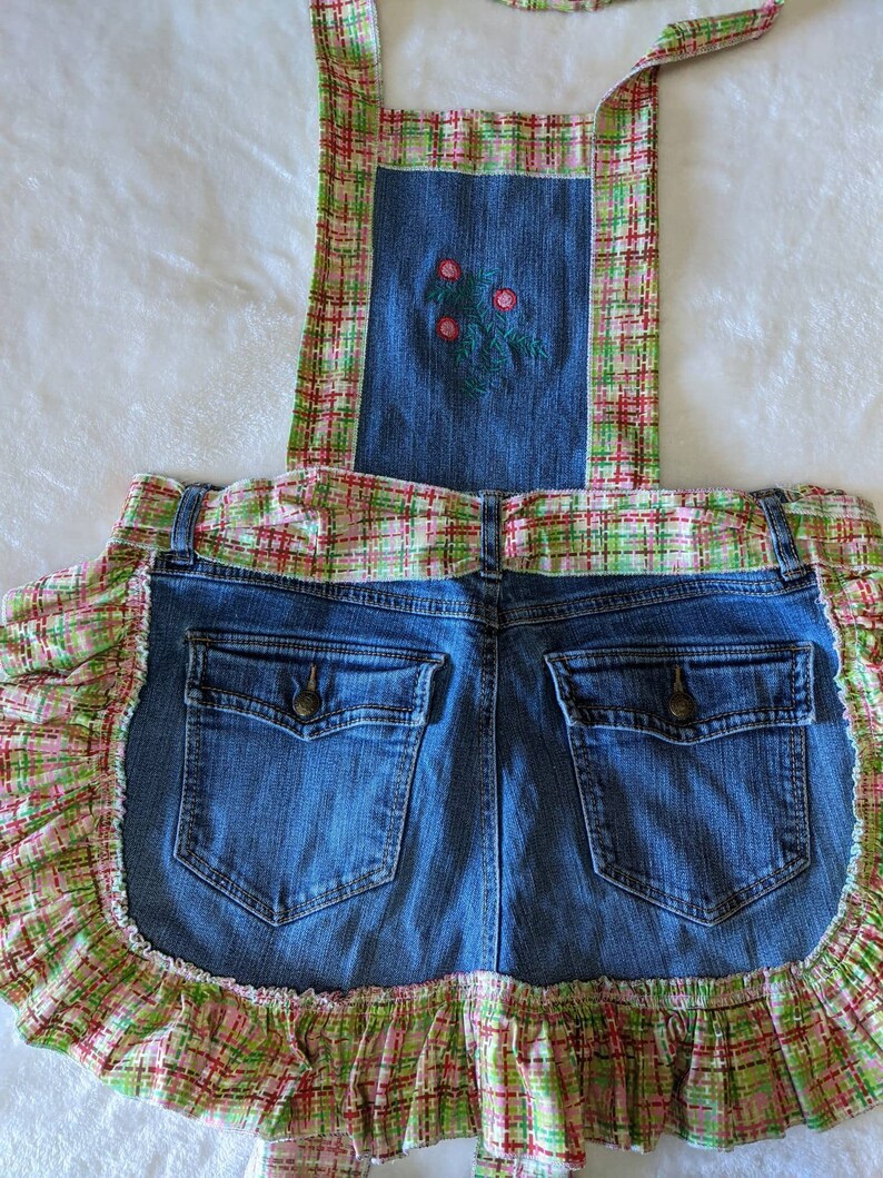 Jean Apron - Etsy