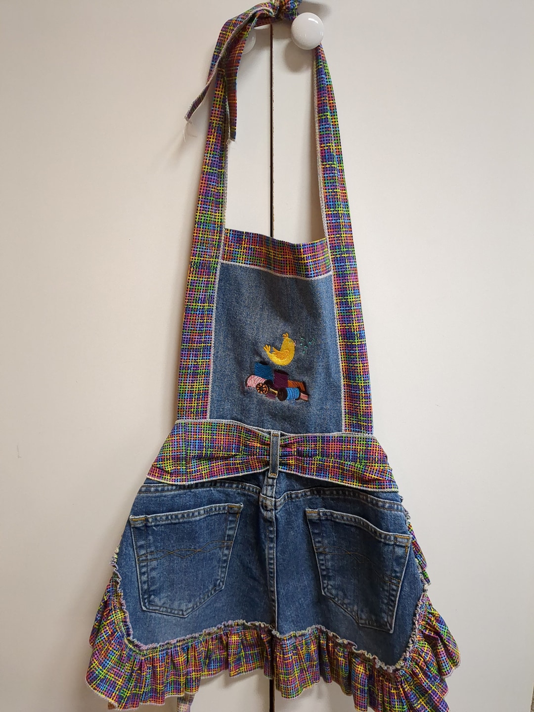 Jean Apron - Etsy