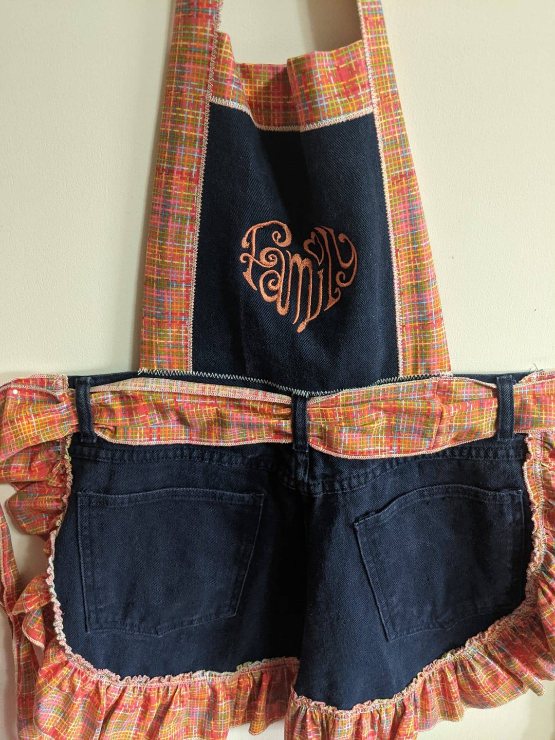 Jean Apron - Etsy
