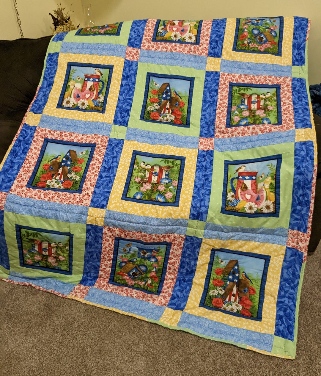 Handmade Quilt - Etsy