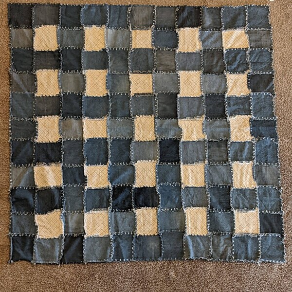 Denim Blanket - Etsy