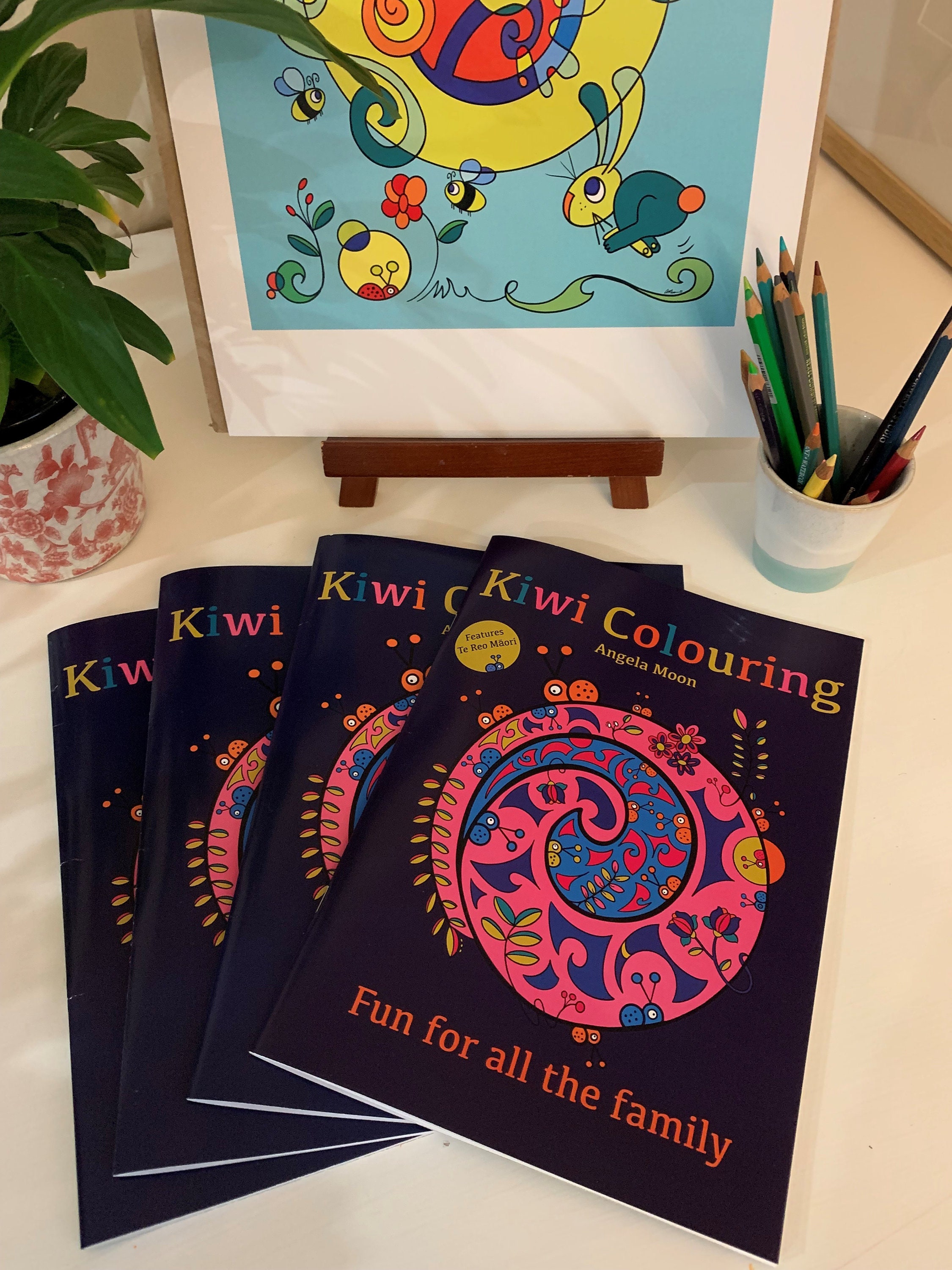 Kiwi Colouring Book Te Reo Māori Great for Kids Age 5yrs - Etsy