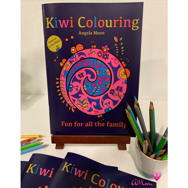 Kiwi Colouring Book - Te Reo Māori Great for Kids Age 5yrs Through to ...