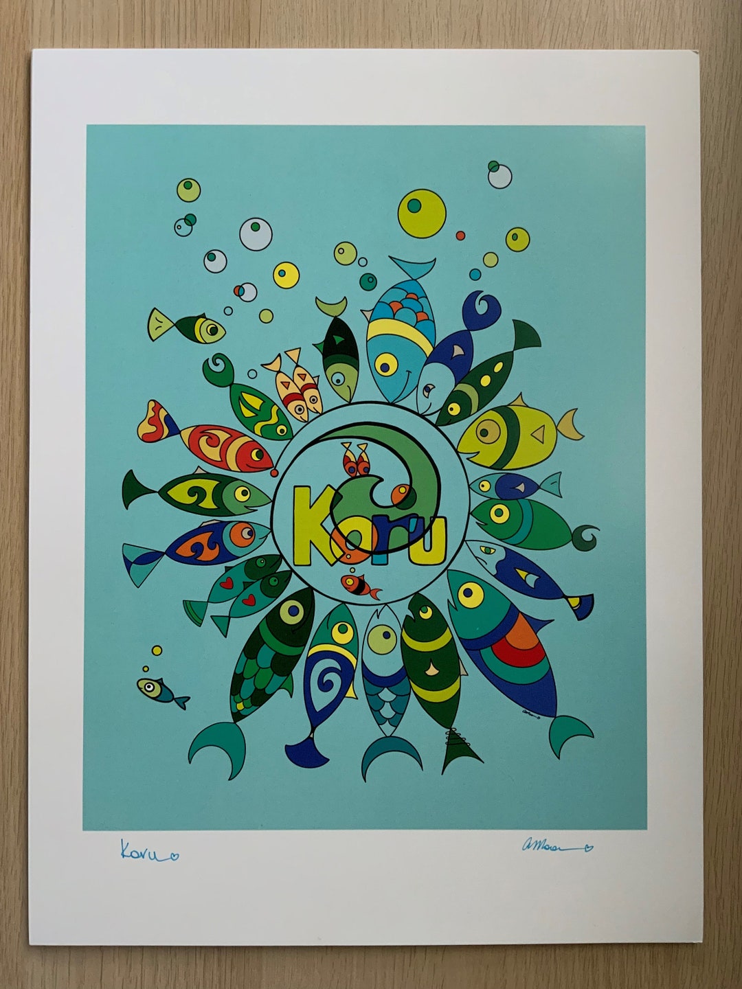 Print Koru Te Reo Māori Aotearoa Art Te Reo Kupu Fish Koru - Etsy