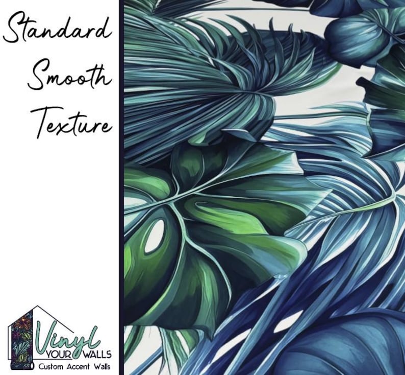 Green Tree Mountain Forest Landscape Pattern | Removable Peel & Stick ...