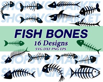 Bone fish decal | Etsy