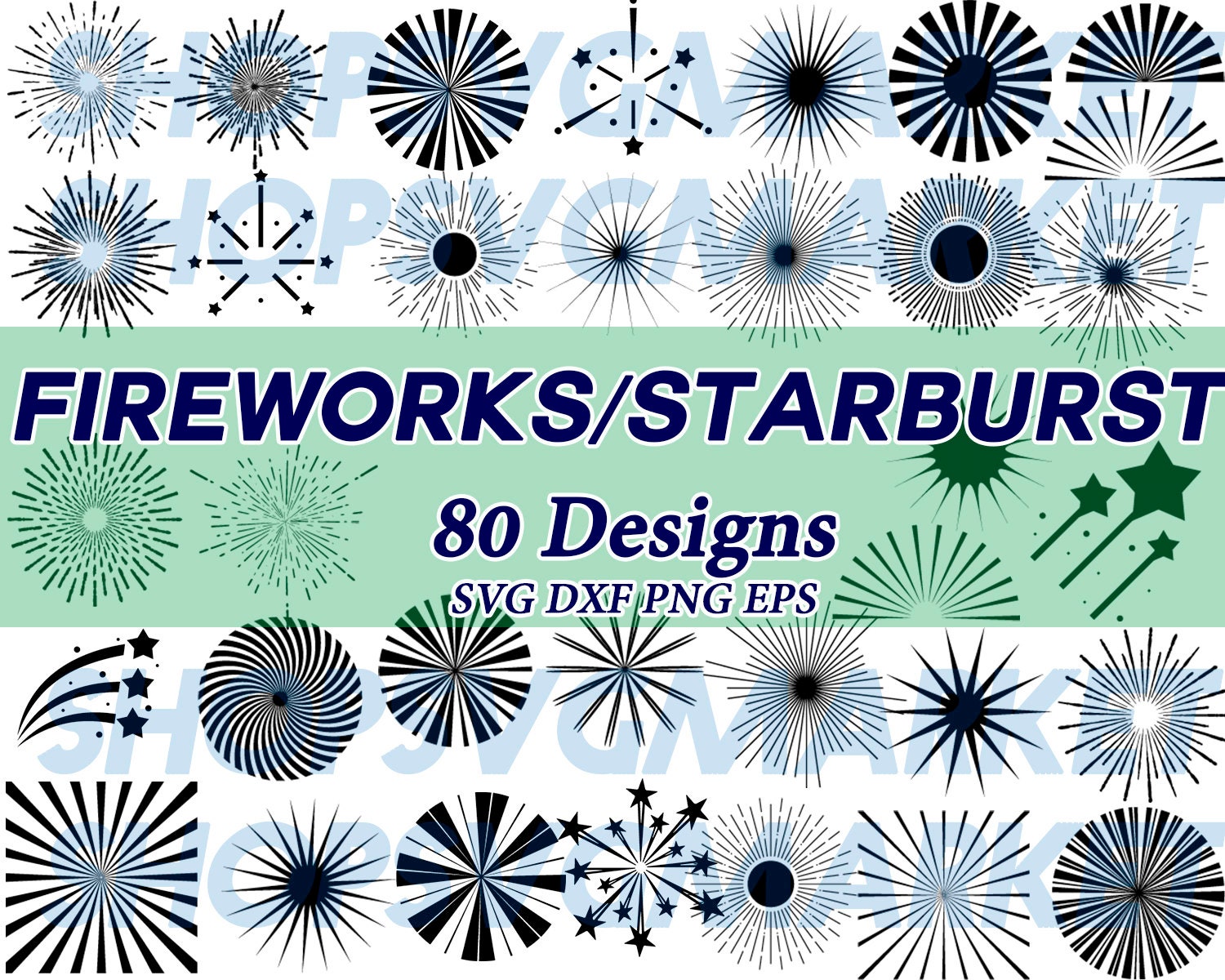 firework svg starburst svg sun burst svg star burst svg | Etsy