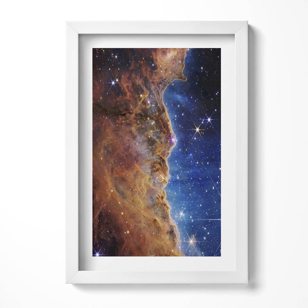 Space and Stars Photos by Nasa Wall Art in Frame, Earth and Space ...